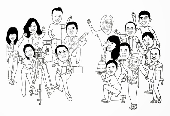 PESAN KARIKATUR MURAH: Karikatur Line Art