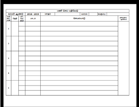 WORK DONE REGISTER (பணி செய் பதிவேடு ~ Padasalai.Net - No.1 Educational ...