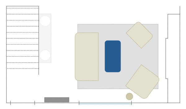 IHeart Organizing: A Living Room Update, Our New Sofa, and a GIVEAWAY!