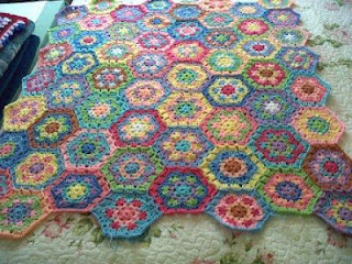 Hekel Idees: Granny Square en Seshoeke.