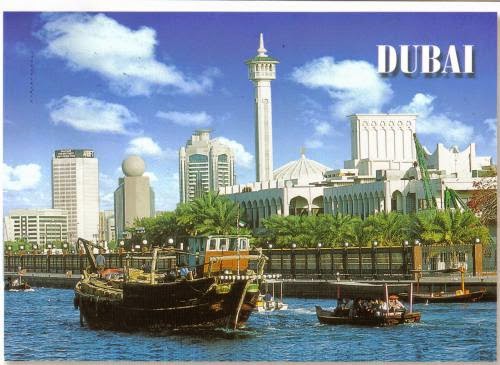 Beautiful Travel Postcard: Dubai / UAE