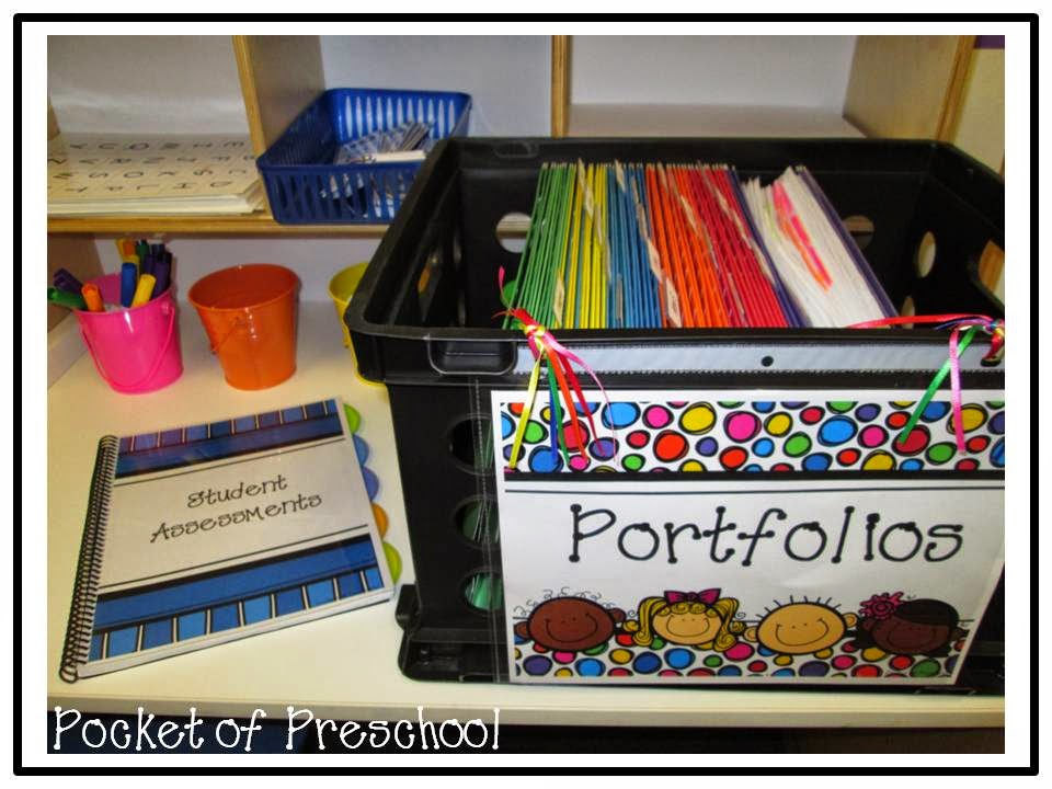 Portfolio and Assessment Organization - Pocket of Preschool