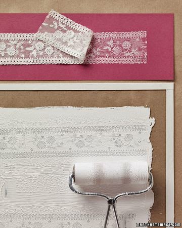 Crafts lace ideas, utilize remaining lace ~ art projects art ideas