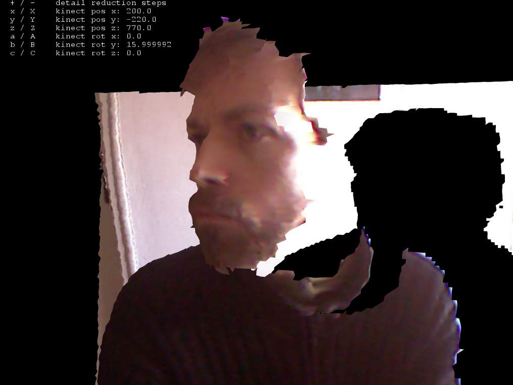 TheRandomLab: Visualizing Kinect's 3D mesh with Processing