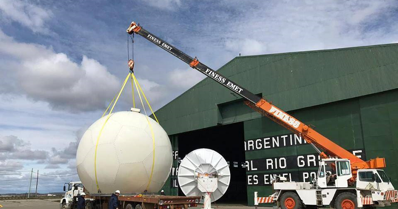 Defensa y Armas: Se instaló el radar meteorológico de INVAP más austral ...