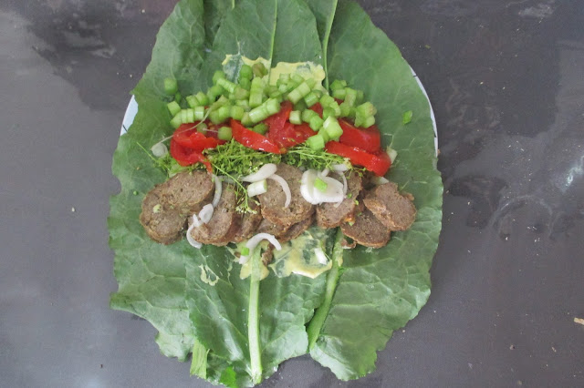 Paleo Pepperoni Dock Wraps Recipe- Made With Wild Greens | Penniless ...