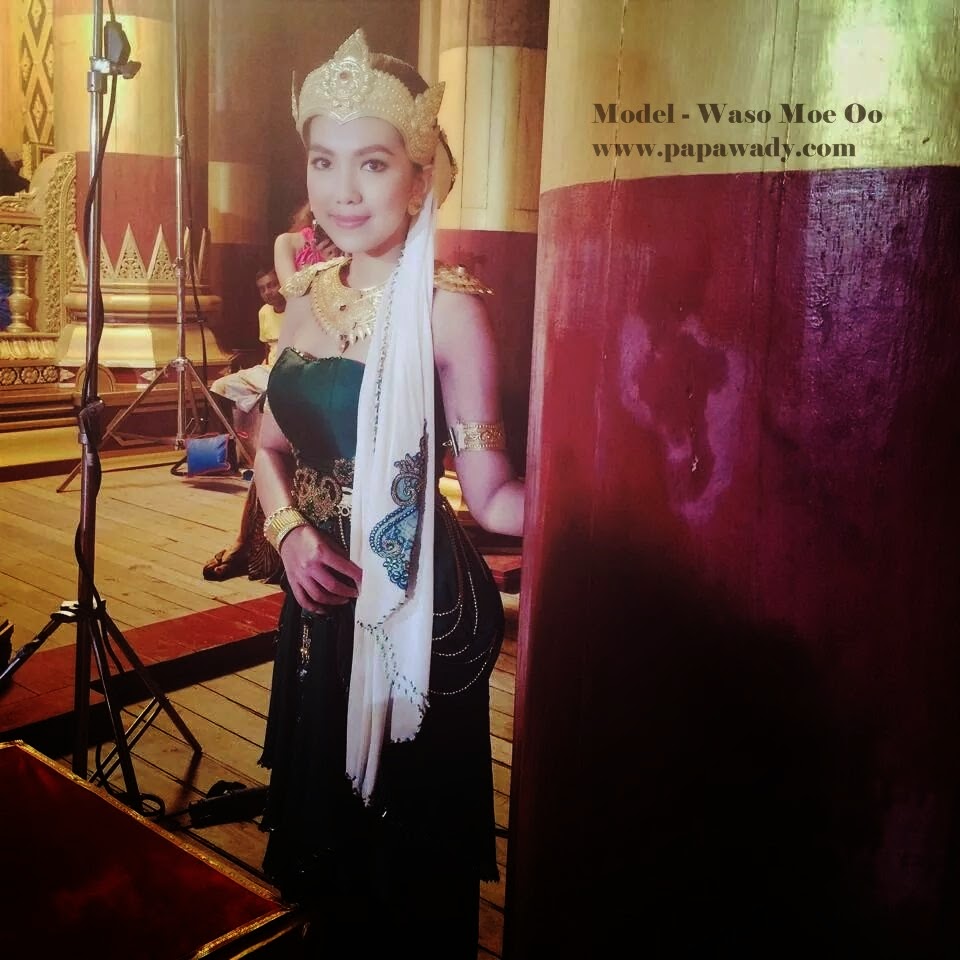 Myanmar Model Girl - War So Moe Oo in Ma Ni Sandar Shooting | Myanmar ...