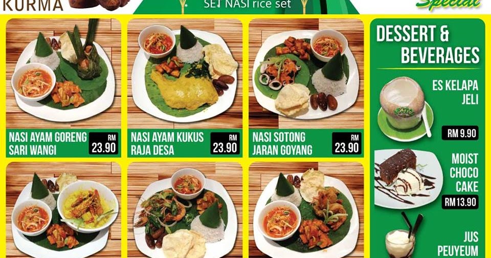 Menu Istimewa Ramadhan di Bumbu Desa Suria KLCC