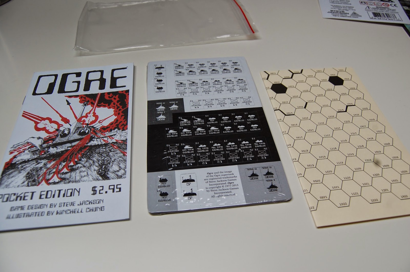 Plástico y Metal: OGRE: de Steve Jackson Games