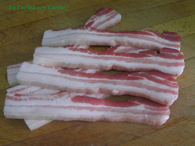 PANCETA EN ADOBO CON PISTO DE CALABACÍN