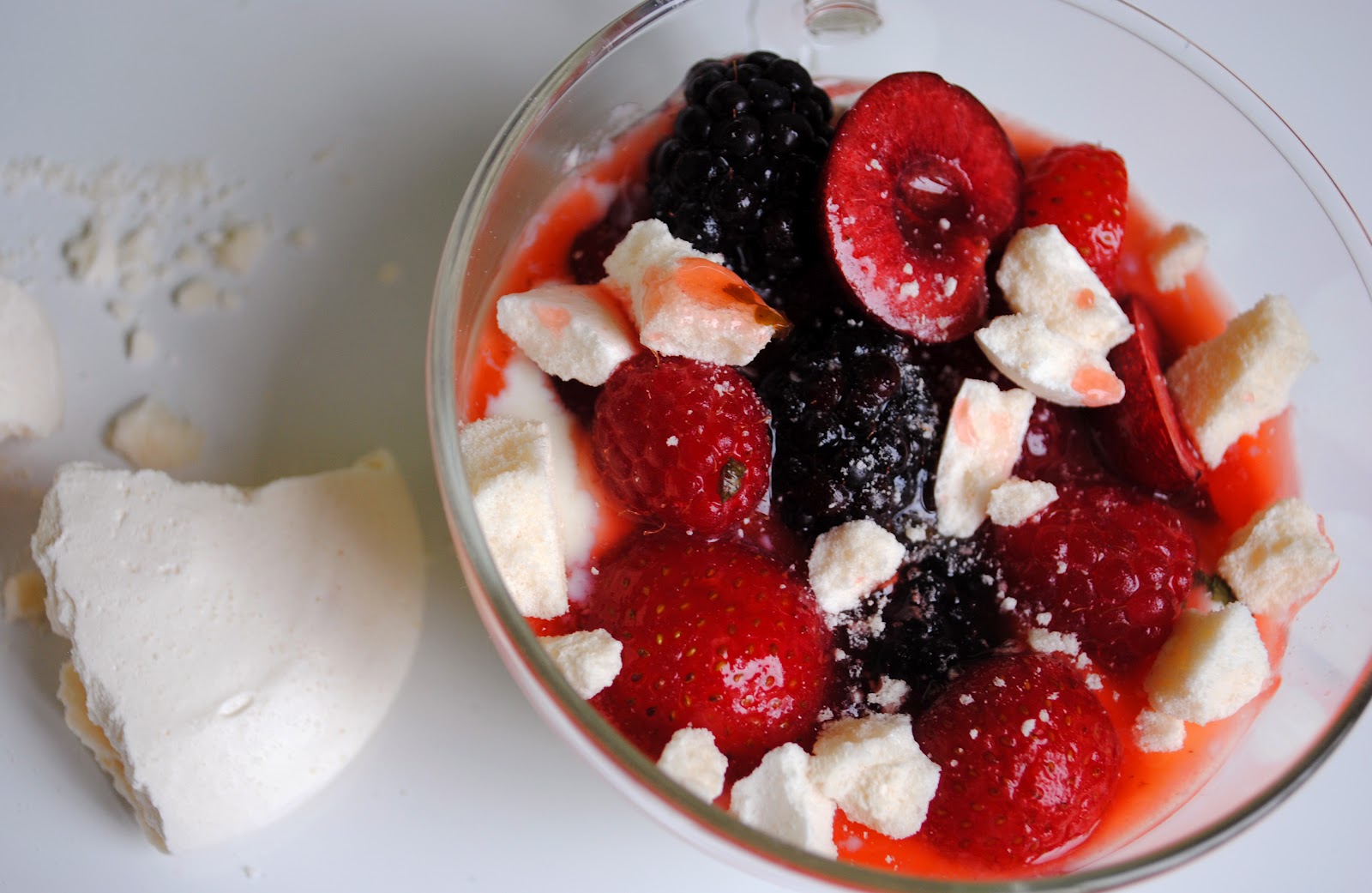 Salade de Fruits Rouges à la Menthe et à la Grenadine