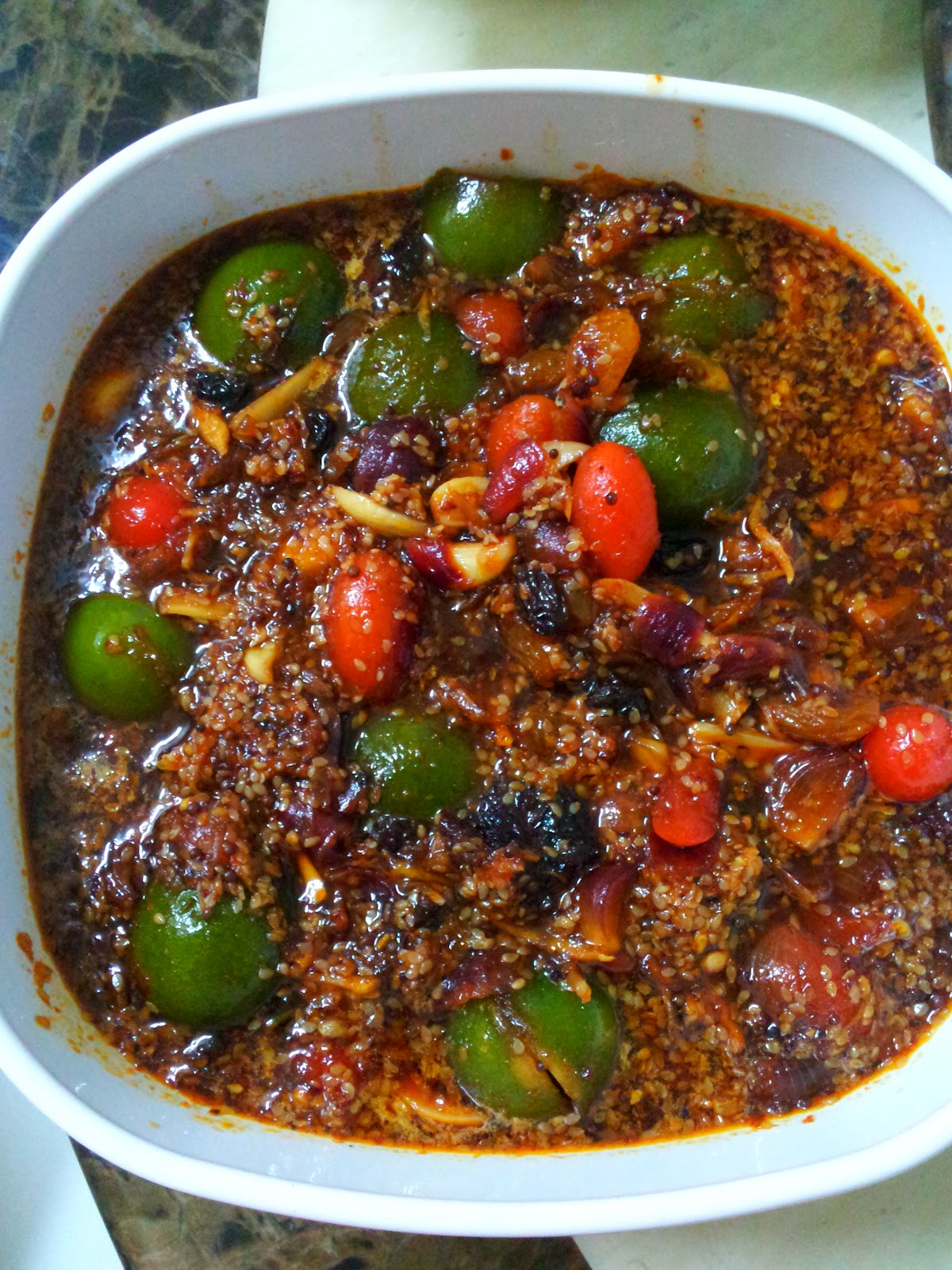 A wonderful life and great kitchen from che tie: Acar limau