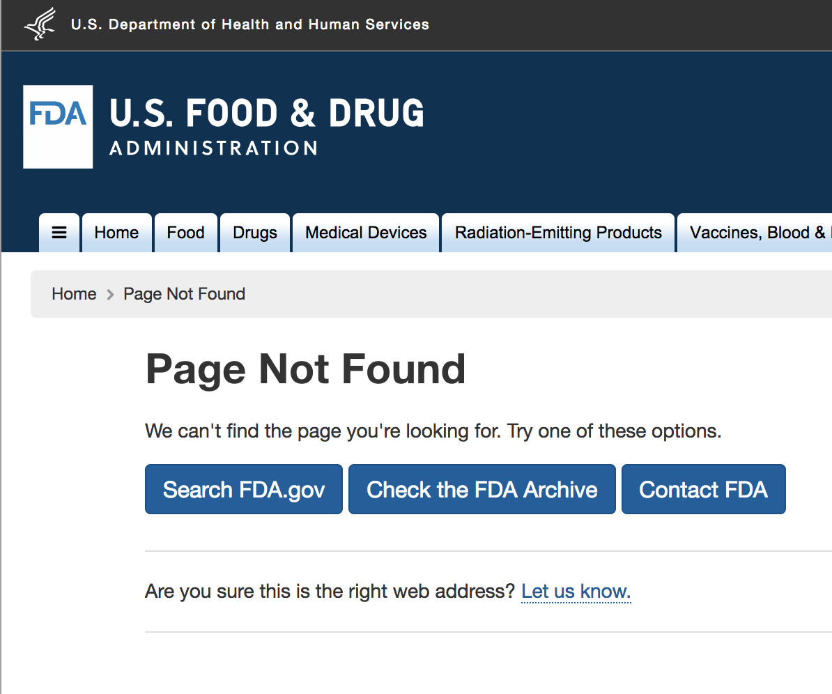 The "Lone Wolf" Graphic Arts Technologist: FDA: FOIA Response #3