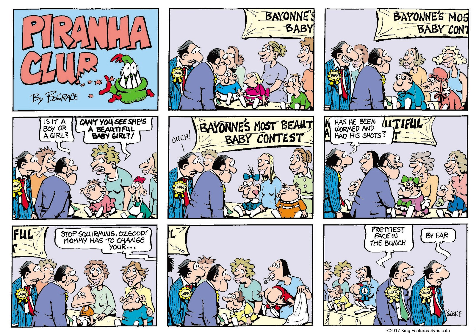 Chicken Fat: SUNDAY FUNNIES!! The Piranha Club by Bud Grace