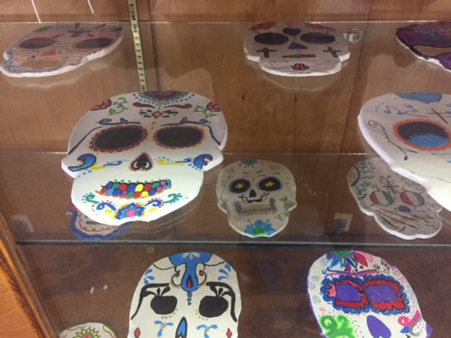 The Red Desk Art Room: October Update. . .Day of the Dead Projects