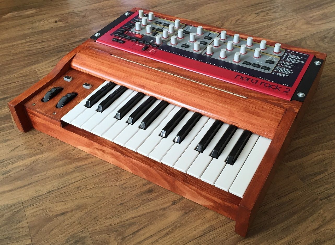 MATRIXSYNTH: Custom Wood Rack Synth Walnut Keyboard Enclosures