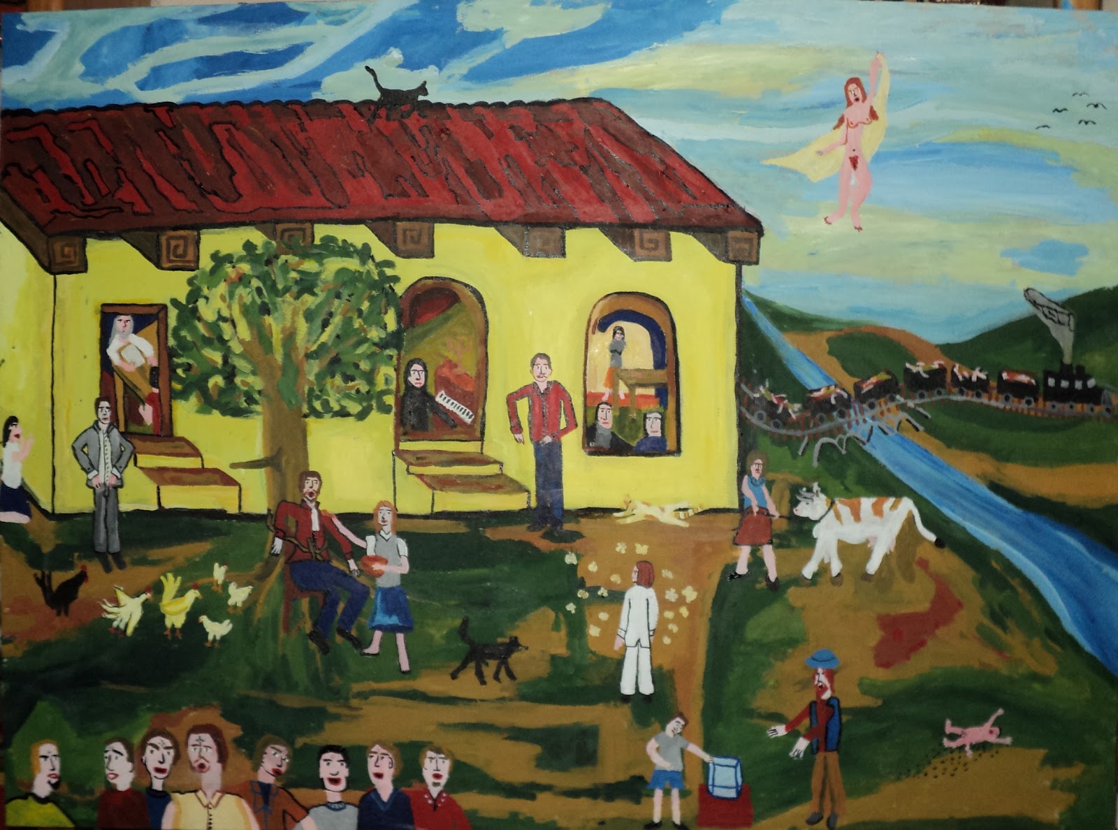 CompartirArte: Pintura "Cien Años de Soledad".