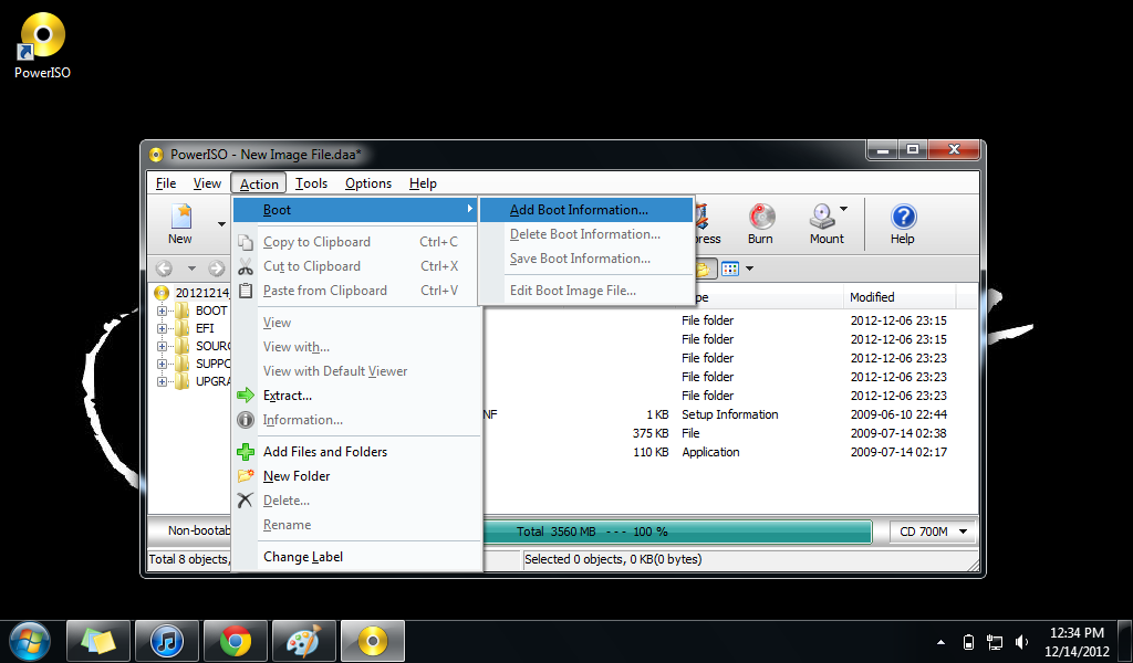 How To Create Windows 7 Bootable Image From Installation Files ...