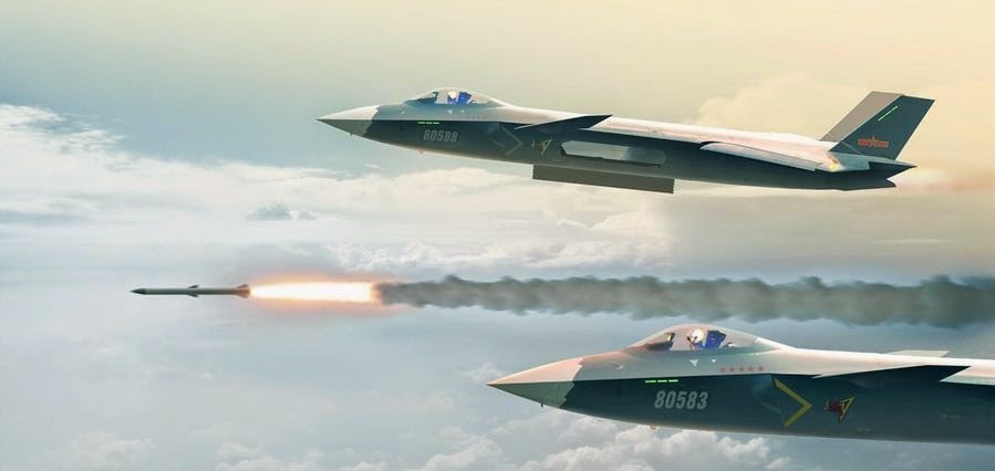 Asian Defence News: Artists rendering of Chinese PLAAF J-20 stealth ...