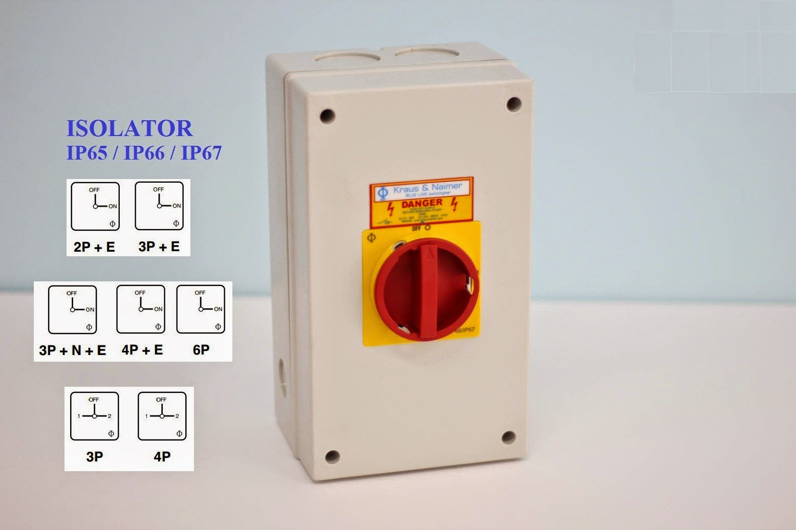 KRAUS & NAIMER VIỆT NAM: ISOLATOR CÓ HỘP BẢO VỆ KRAUS & NAIMER