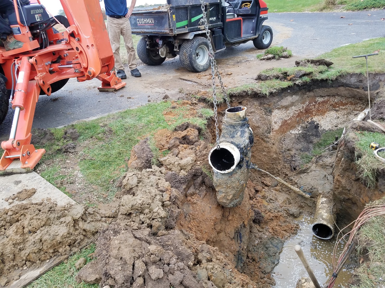 Underground Piping Thrust Blocks