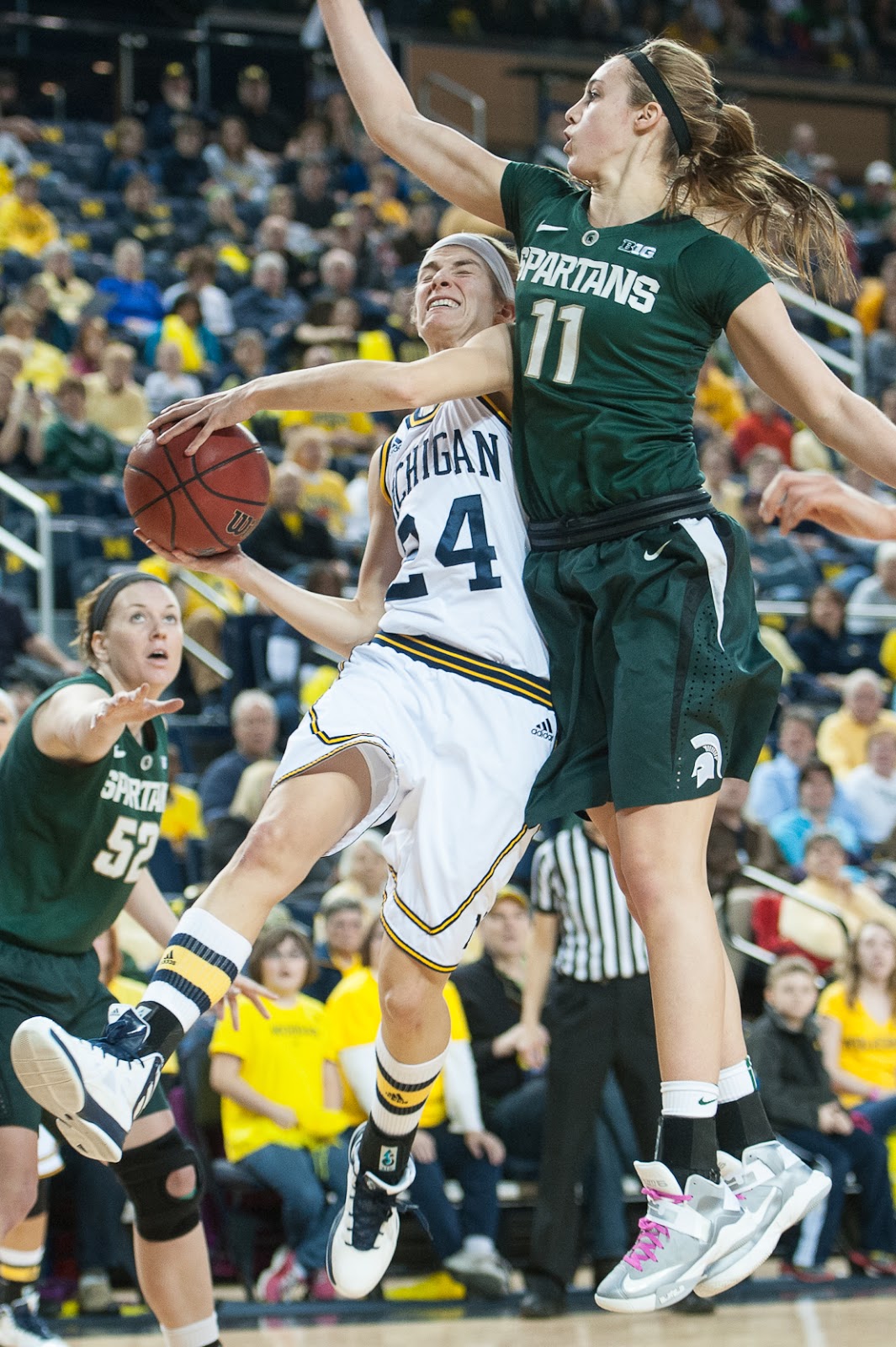 Courtney Sacco Photography: UM Vs. MSU Women's Basketball