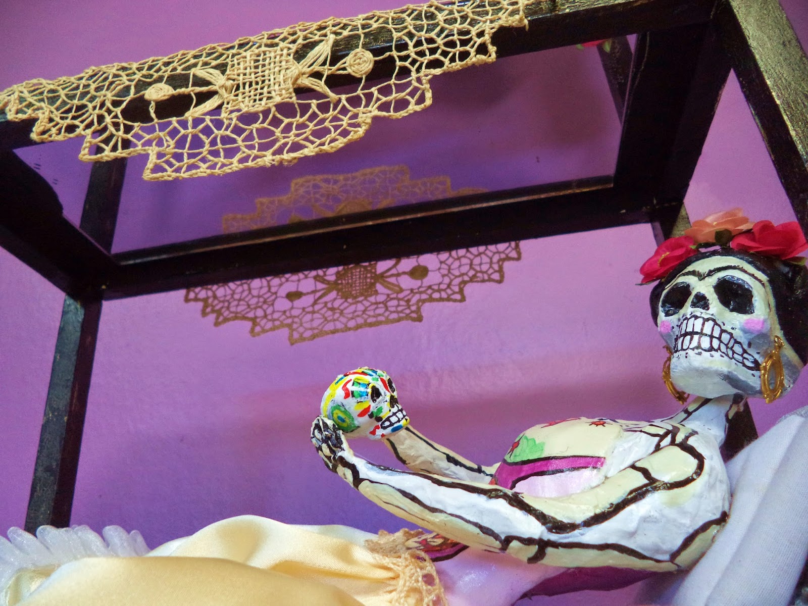 Rosie Guajardo: Frida in Bed - a new calavera for 2014