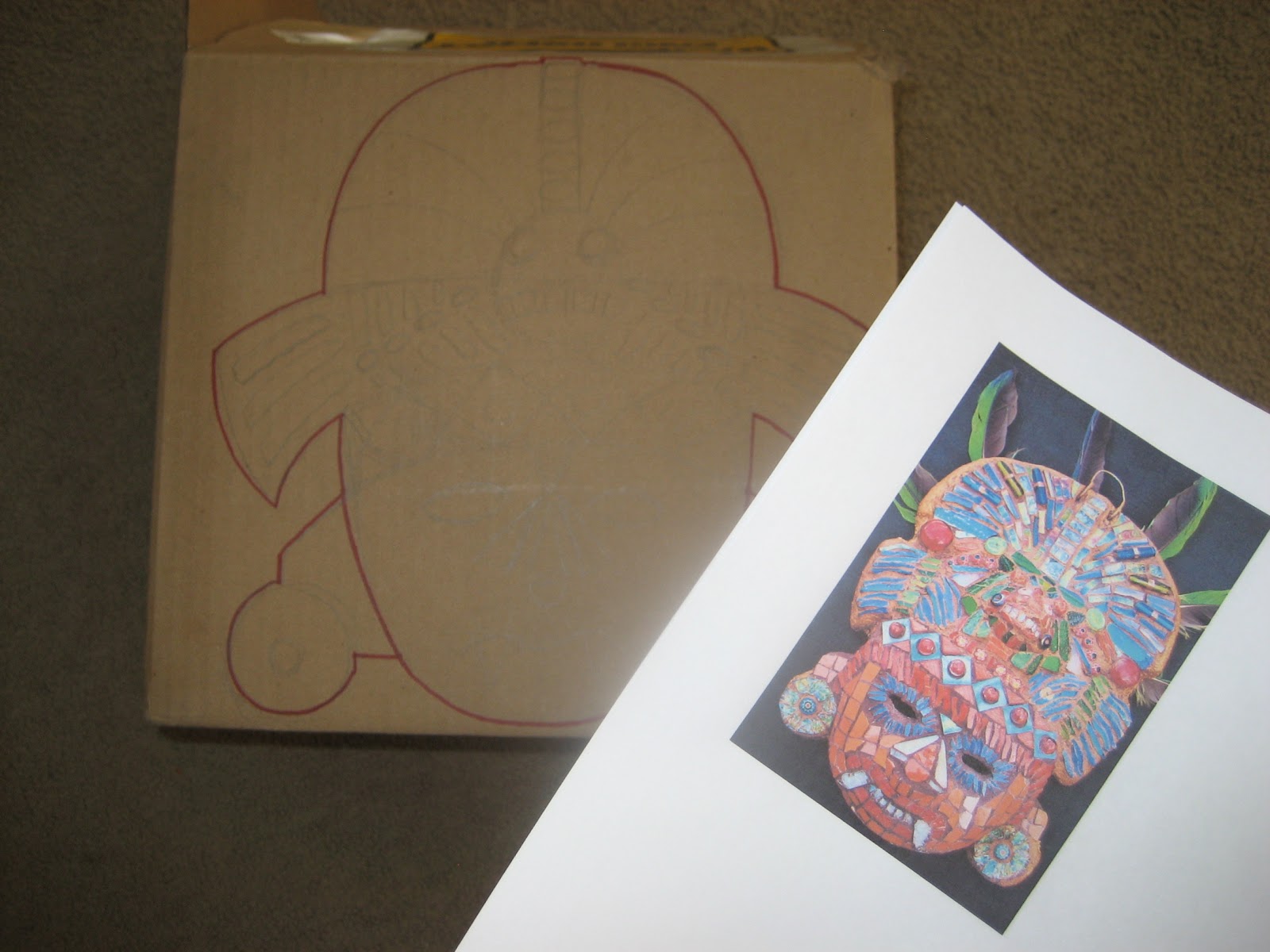 MY WORK and Play: Aztec Mask