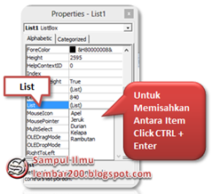 Cara Mudah Menggunakan ListBox Visual Basic - Sampul Ilmu