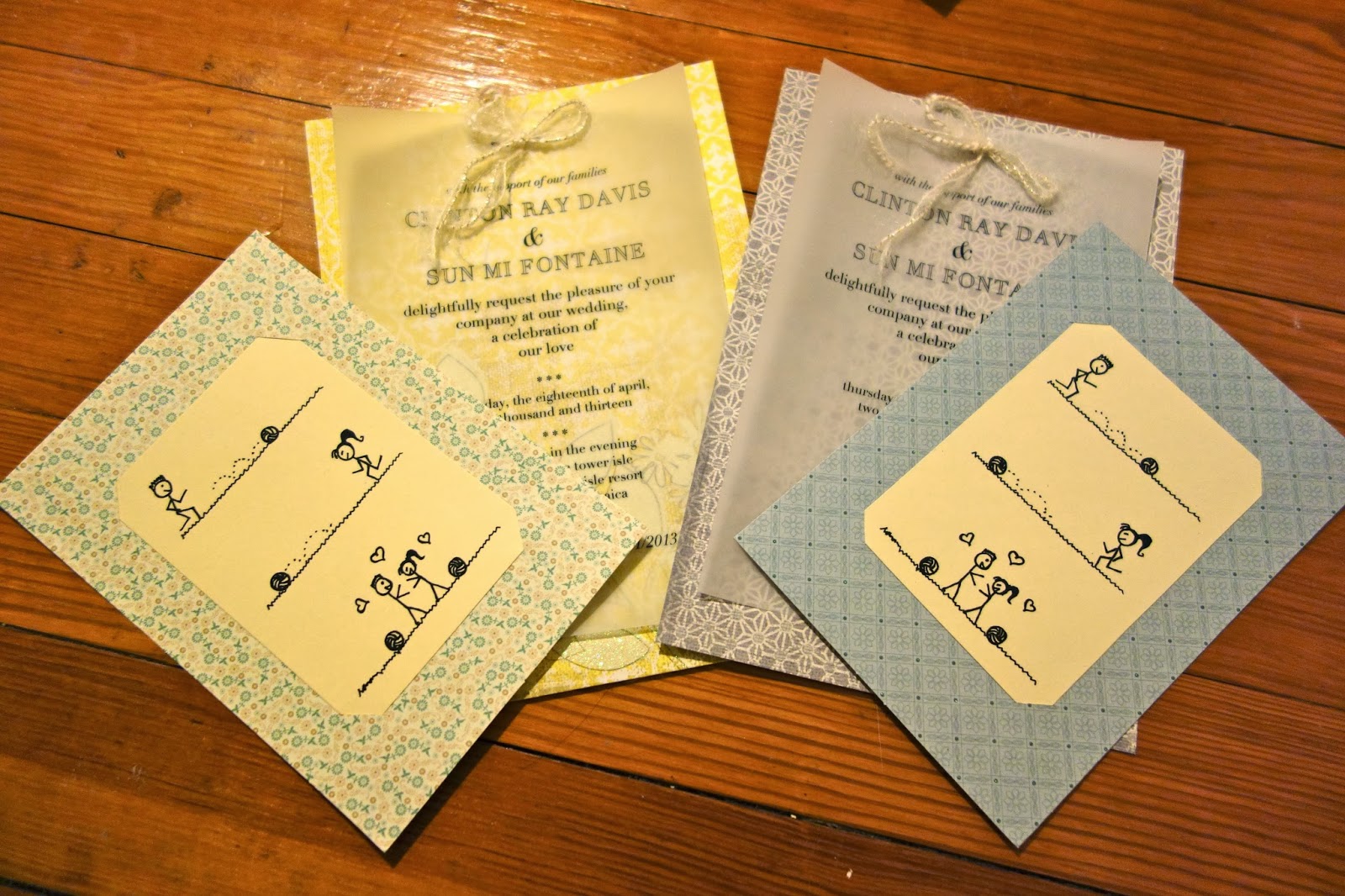 rustyfarmhouse: DIY Handmade Wedding Invitations