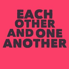 KATA GANTI TIMBAL BALIK : EACH OTHER AND ONE ANOTHER" | HANIBI