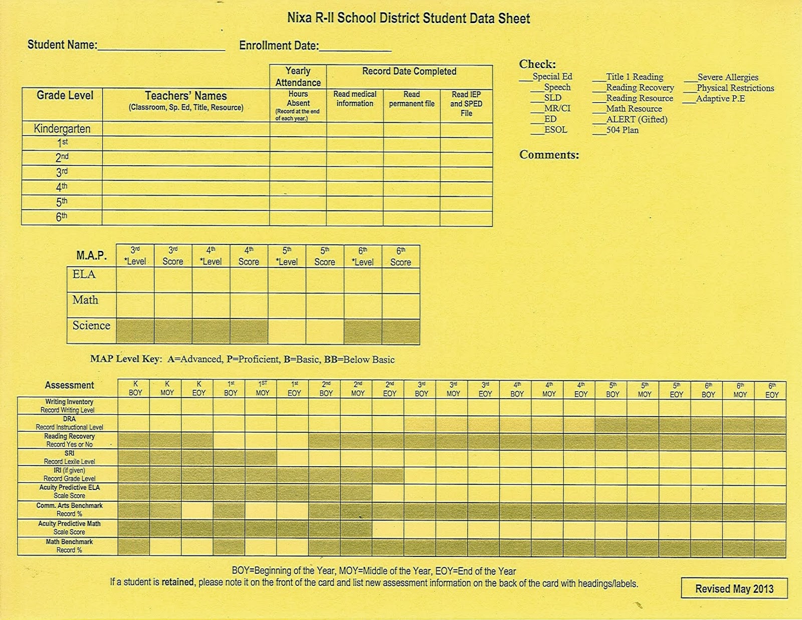 Literacy the Nixa Way!: How to Record Writing Inventories on Yellow ...