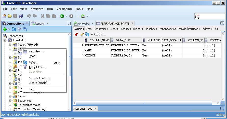 Teknologi Informasi Indonesia Oracle Database Schema