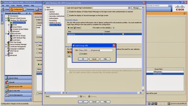 My Network Security Journal: Deploying Clientless SSL VPN (WebVPN) Solution