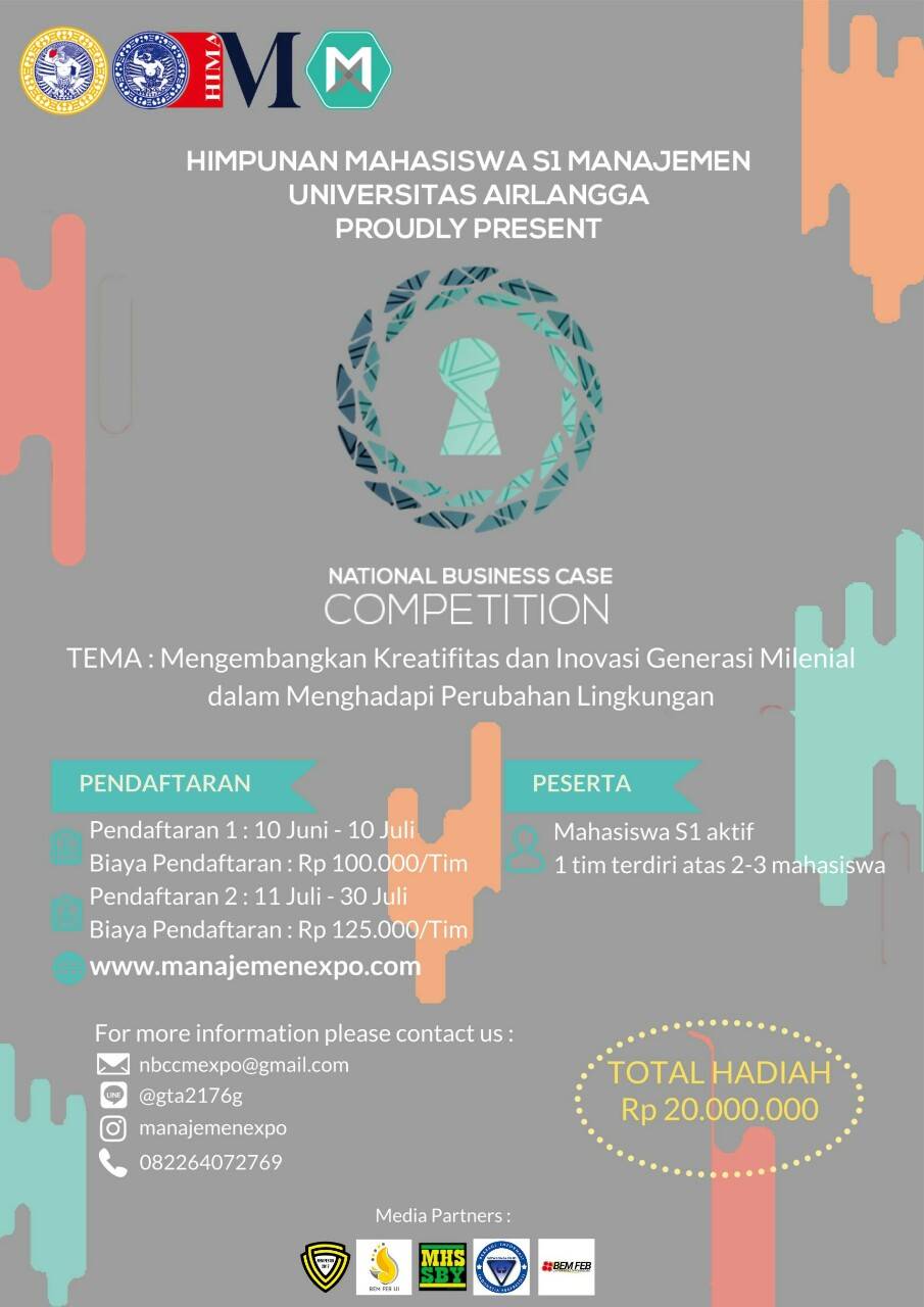 National Business Case Competition 2017 di Unair - Info Lomba 2023 Terbaru