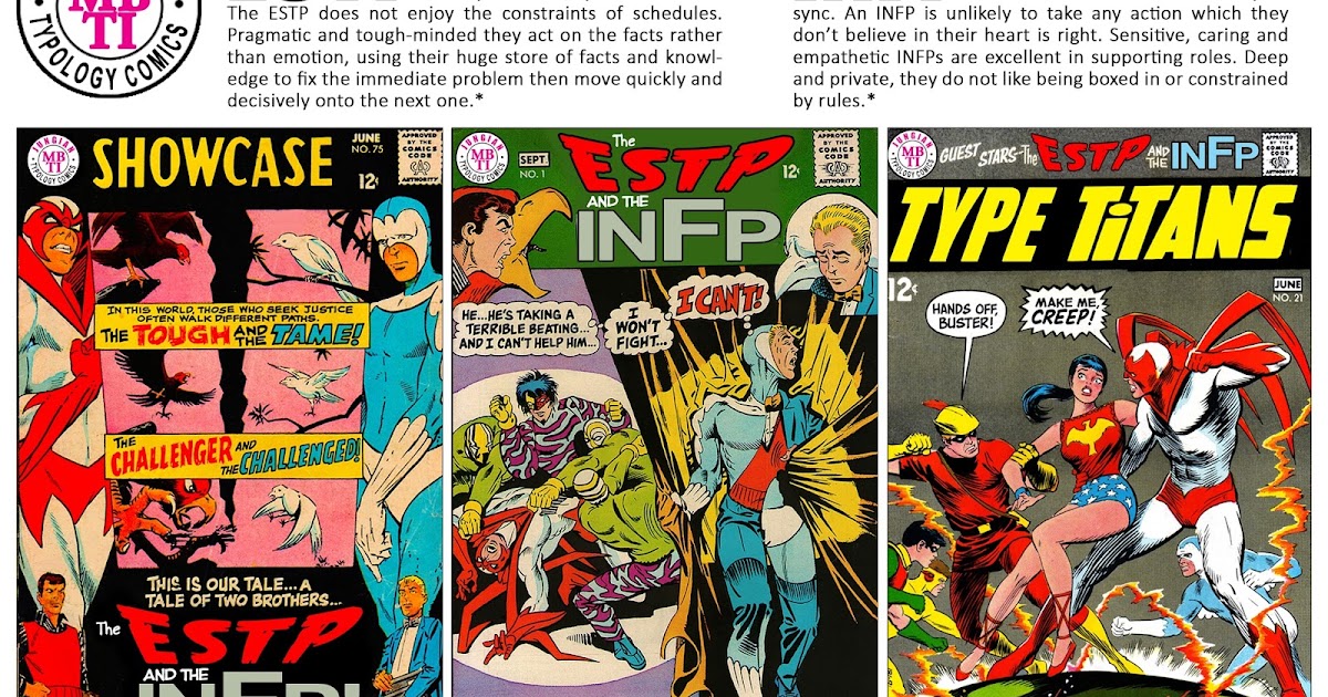 Intelligent Designs: TYPOLOGY COMICS PRESENTS: ESTP AND INFP COMICS