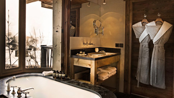 ESTILO RUSTICO: Hotel Rustico de Lujo en las Montanas