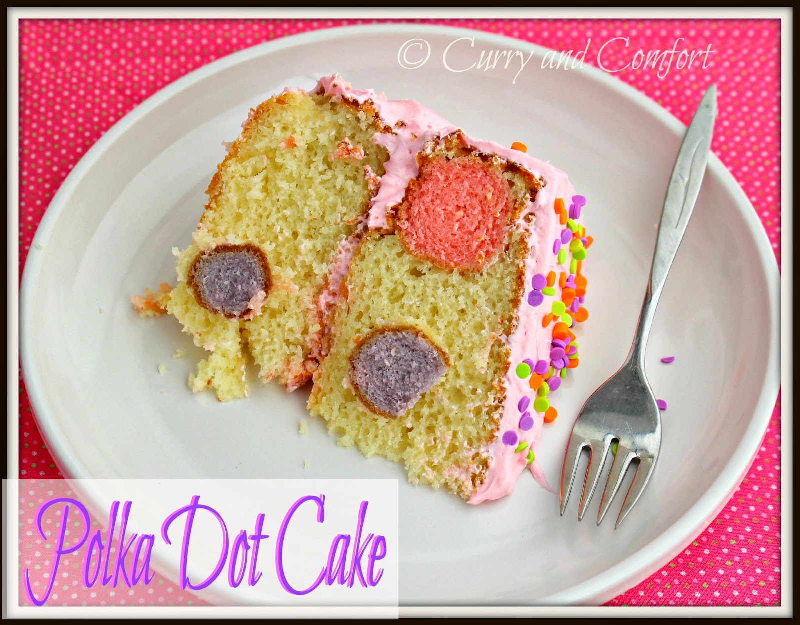 Kitchen Simmer: Polka Dot Cake