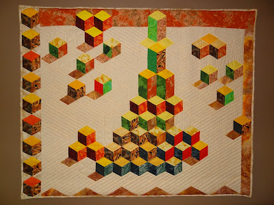 MONSTER DAD: The Q*Bert Quilt