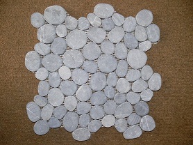 Mosaic Coin Grey Marble