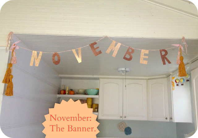 on my honor...: Handmade Home: November Banner