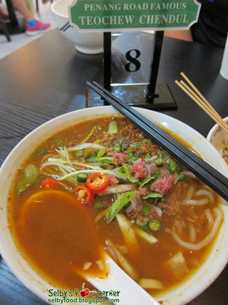 Selby's Food Corner: Teochew Chendul at Gurney Plaza, Penang