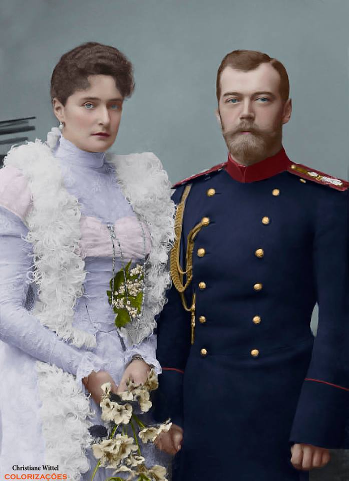 Viva a História: O czar Nicolau II e a czarina Alexandra Feodorovna.