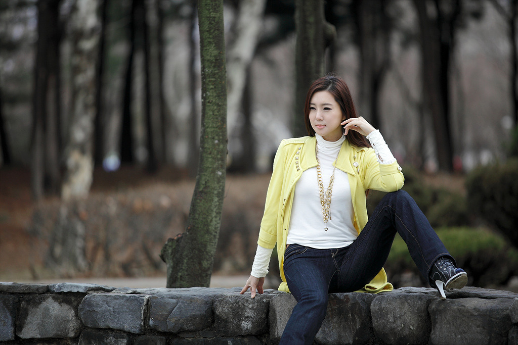 KONTES SEO: Choi Yu Jung - Very Beautiful Korean fashion in Autumn