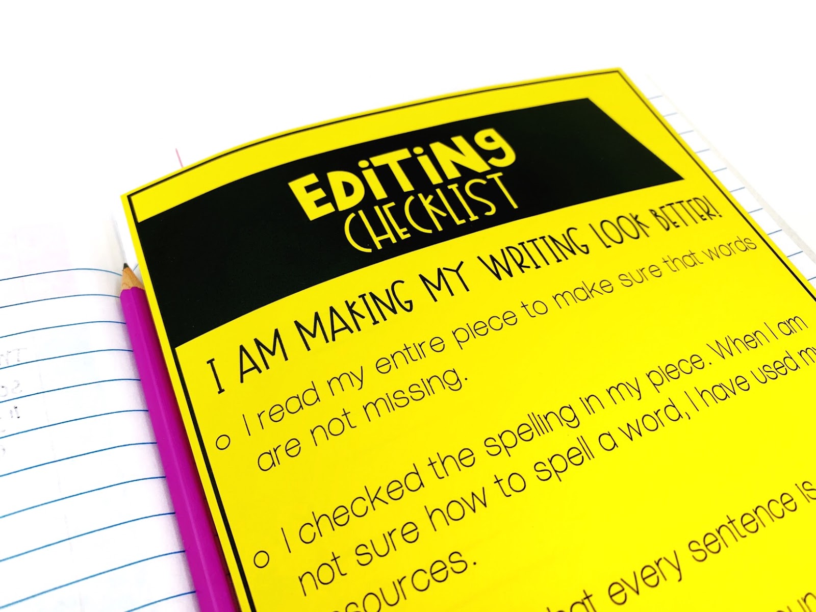 Editing Symbols For Kids