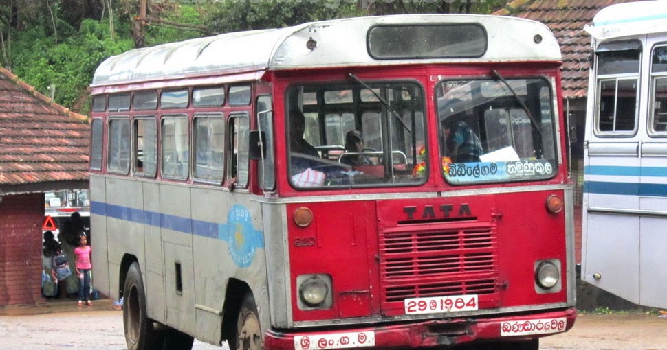 SLTB buses - ශ්‍රී ලංගම බස්: Ruby bodied TATA 1210/36 bus from SLTB ...