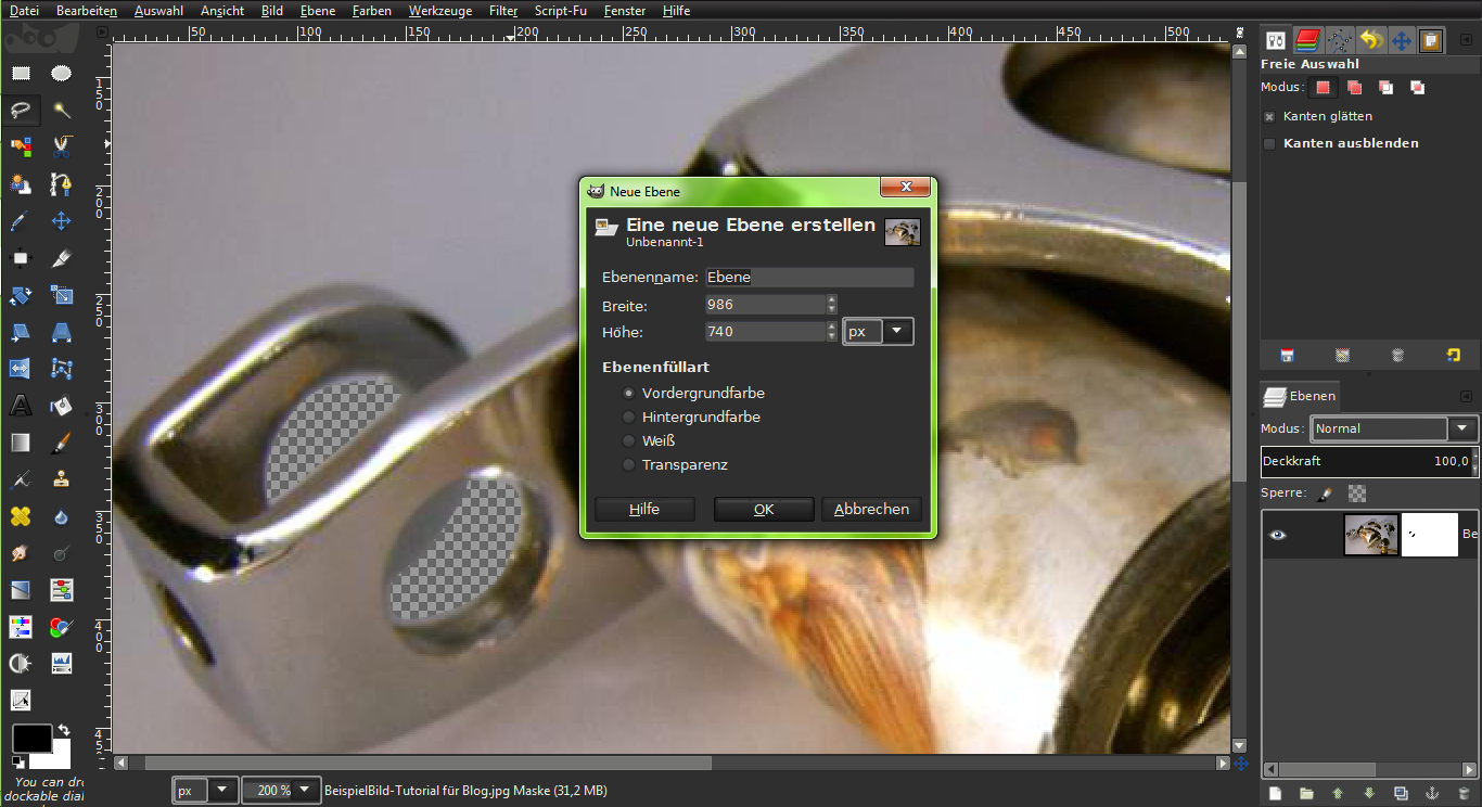Fotografie - Bildbearbeitung - Grafikdesign - Tutorials: Gimp für ...