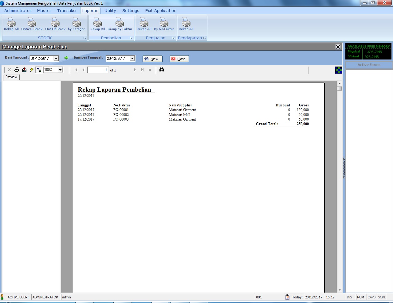 Source Code Sistem POS, Point Of sales, Penjualan Barang dengan VB.6 ...