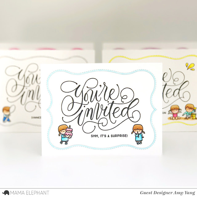 mama elephant | design blog: DIY Invitation with Amy