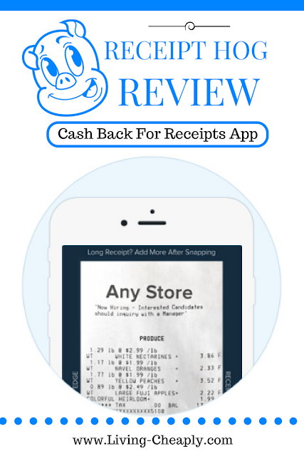 Receipt Hog Review - Cash Back For Receipts App | Living Cheaply